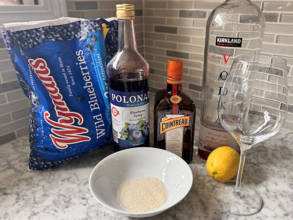 Blueberry Lemon Drop Cocktail Recipe (with Vodka) | Mydeliciousmeals.com