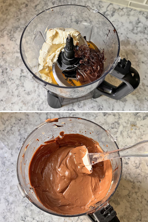 Easy 3-Ingredient Blender Chocolate Cake (Flourless) | Mydeliciousmeals.com